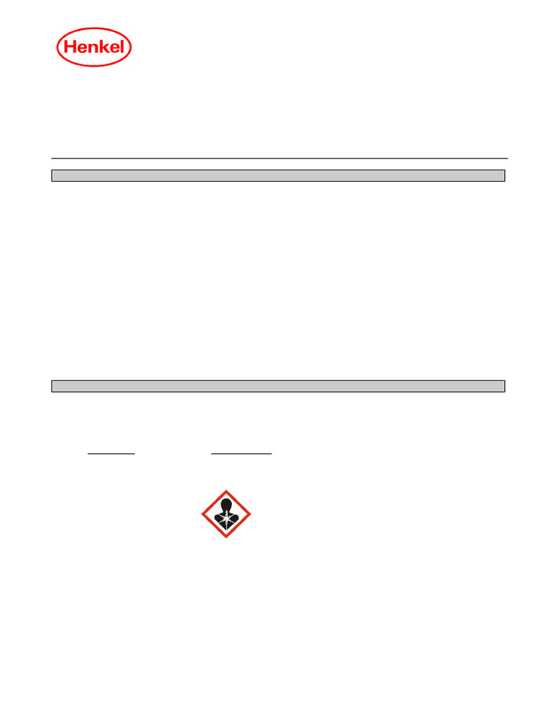 Technomelt Pur 3317 BR 2020 | PDF | Dangerous Goods | Toxicity