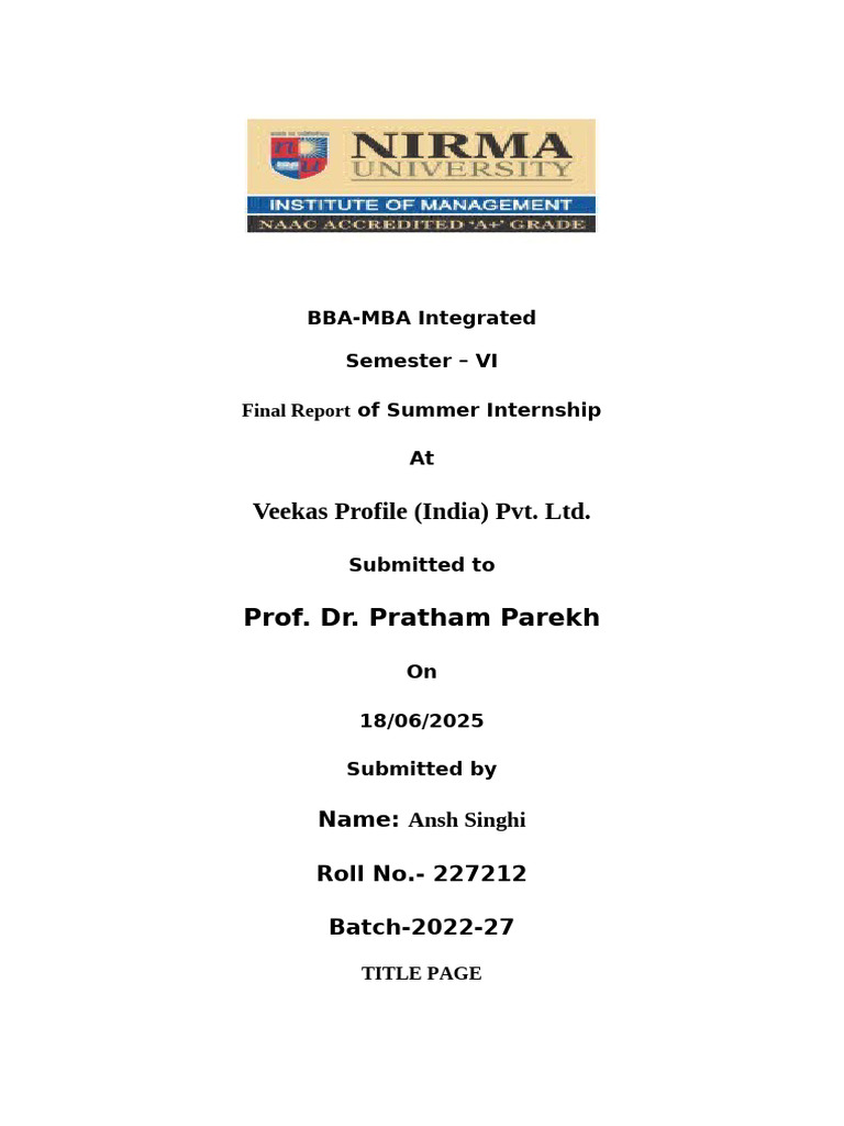 Ansh Singhi Pratham Parekh Final Report | PDF | Galvanization