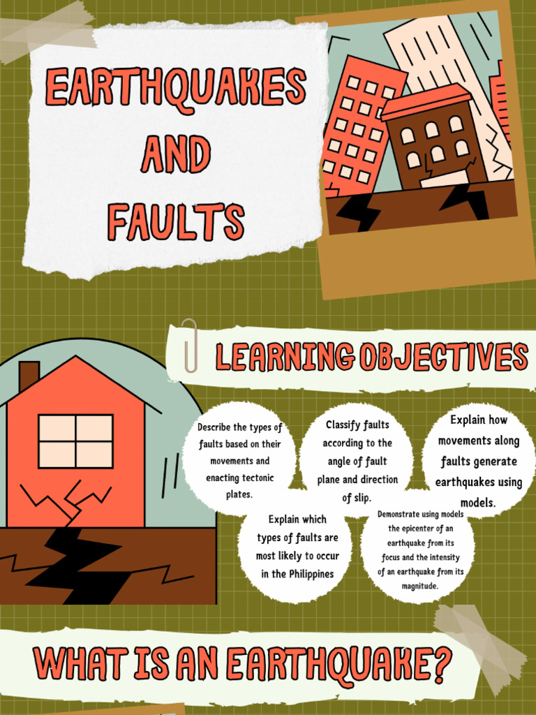 Lesson 1 Earthquakes and Faults PDF | PDF