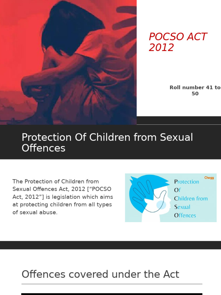 POCSO Act: Child Protection Overview | PDF | Assault | Sexual Assault