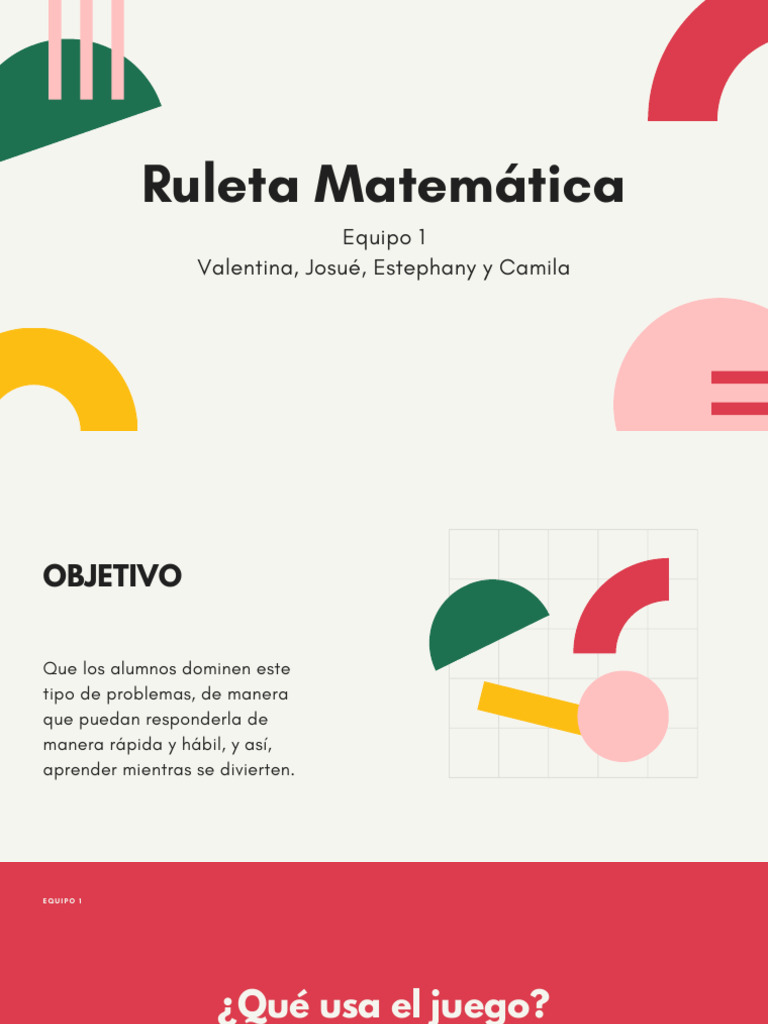 Ruleta Matemática | PDF