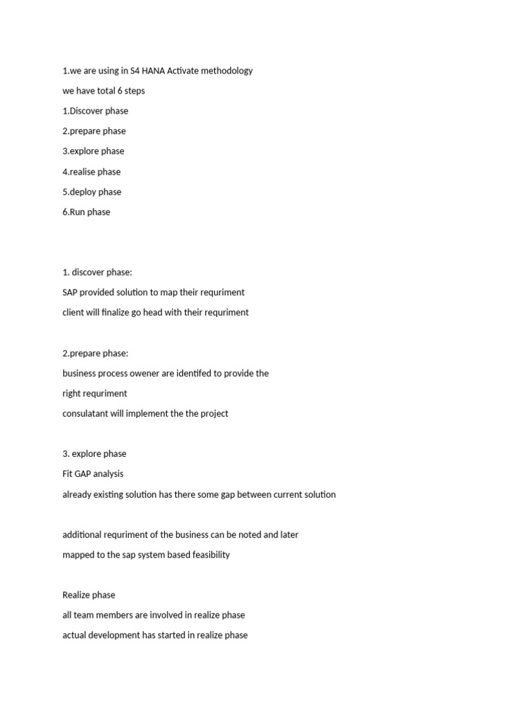 Activate Methodology | PDF