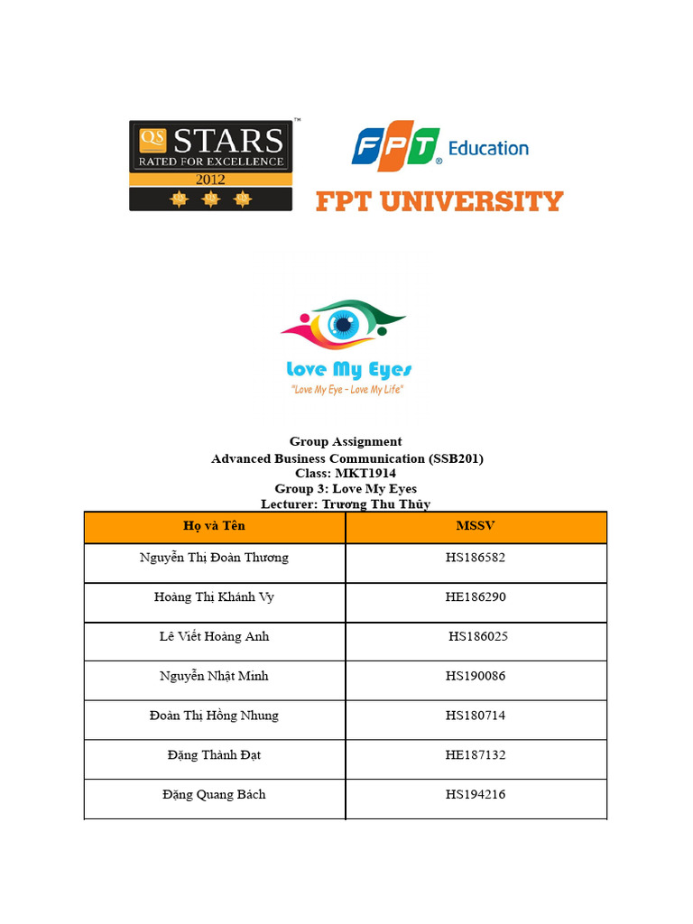SSB 201 - Love My Eyes | PDF