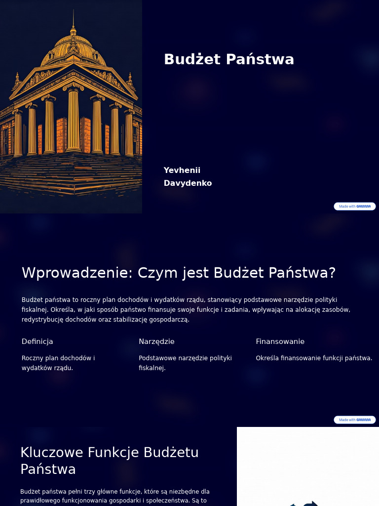 Budżet Państwa | PDF