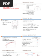 Conical Dome Design and Calculations | PDF | Dome | Circle