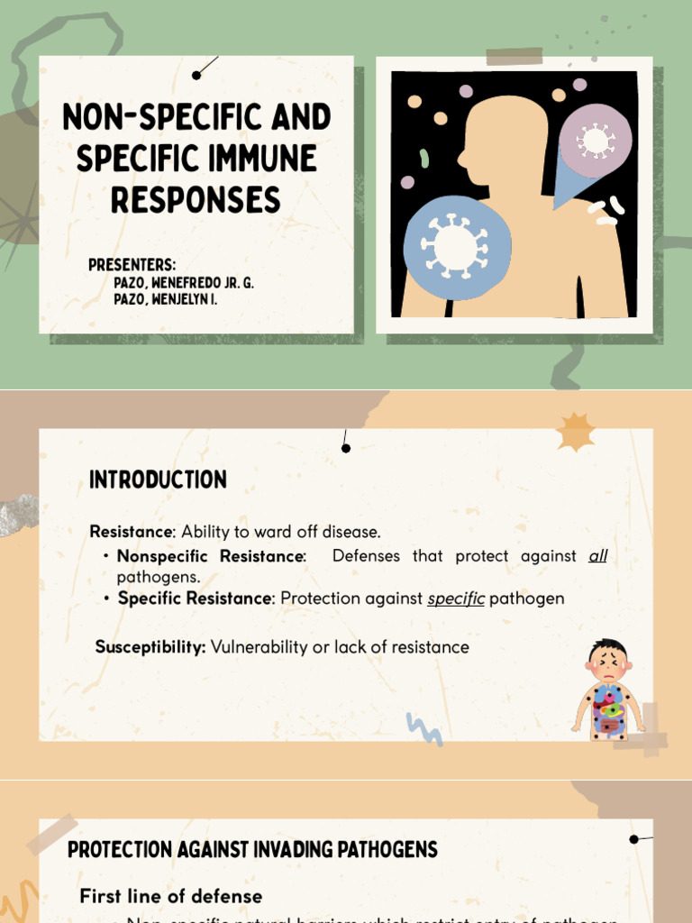 Non Specific Host Resistance | PDF