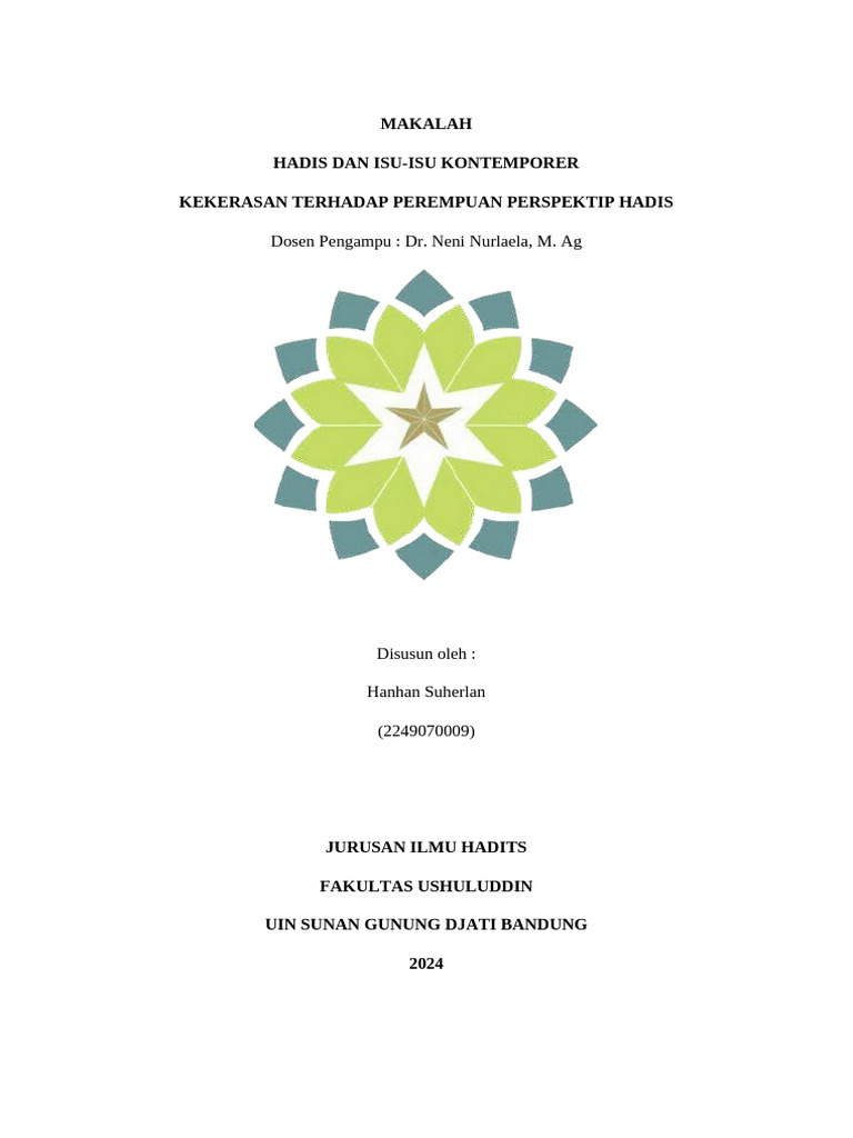 Makalah Kekeresan Terhadap Perempuan Hanhan | PDF