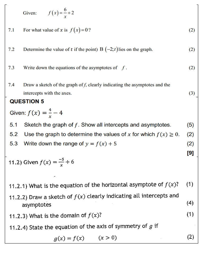 Grade 10 8 Hyperbola | PDF