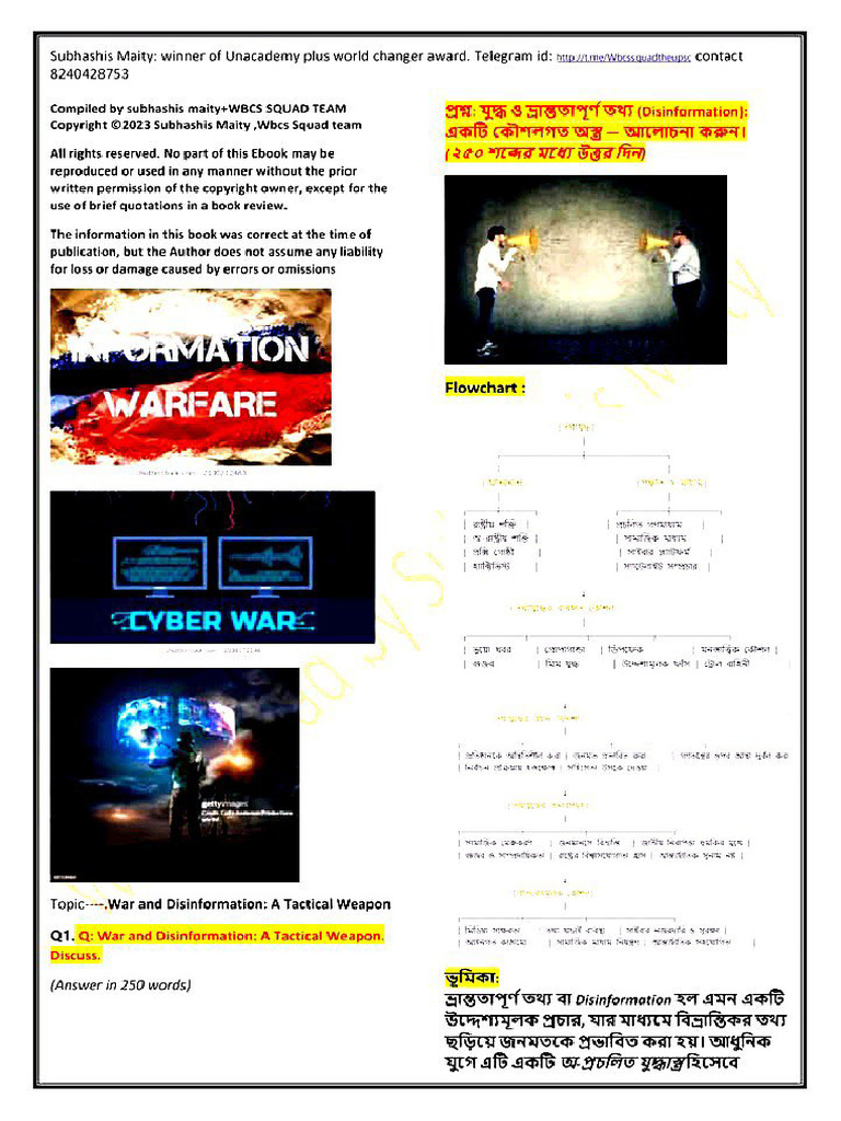 Misc Des T1 Information Cyber War | PDF