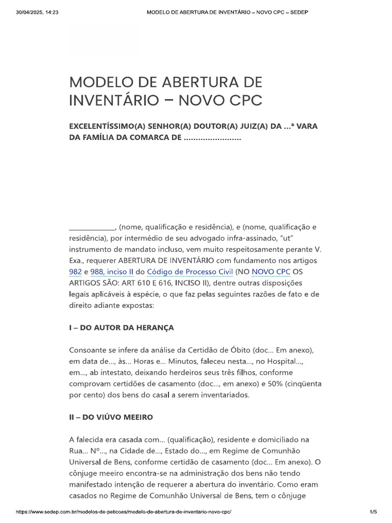 Modelo Inventario 1 | PDF