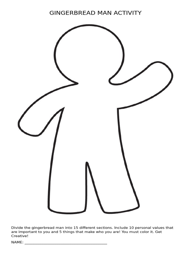 Gingerbread Man Activity | PDF