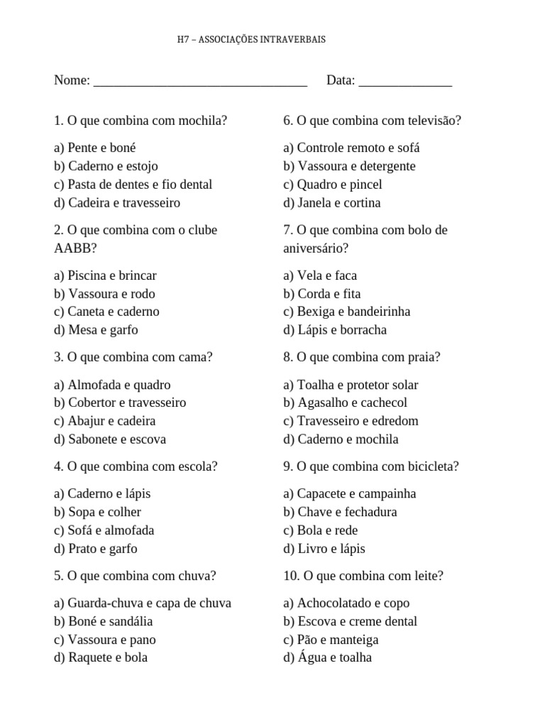 Provinha_Associacoes_Interverbais_Atualizada (1) | PDF