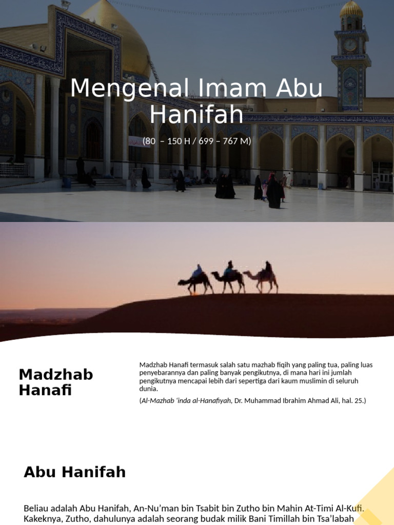 Biografi Singkat Imam Abu Hanifah | PDF