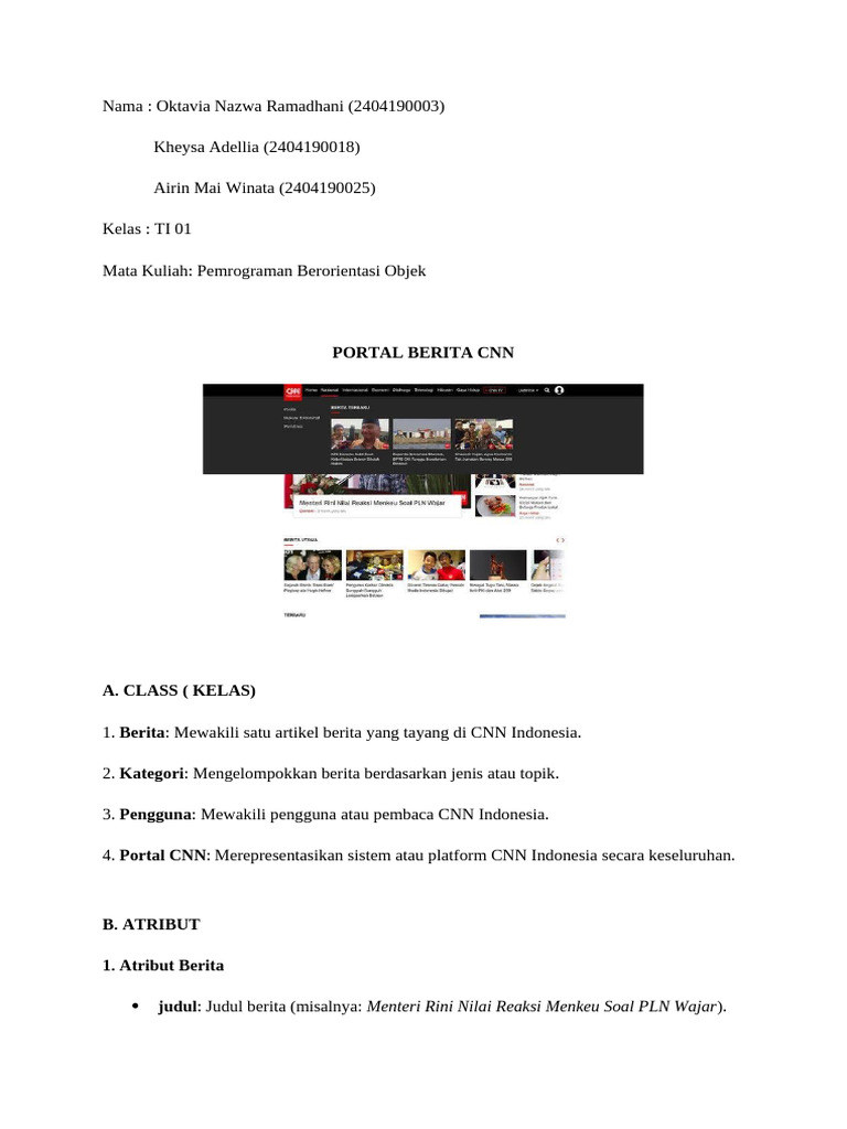 Tugas Kelompok Pbo - Oktavia, Kheysa, Airin | PDF