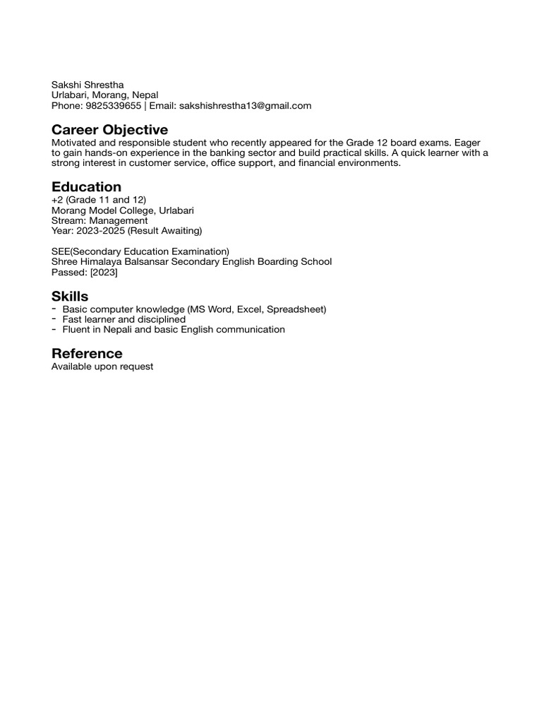 Sakshi Shrestha | PDF