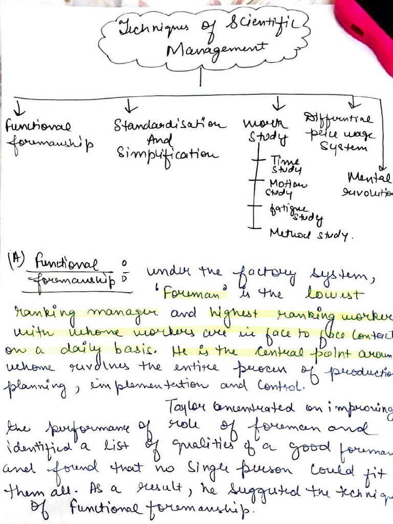 Techniques of Scientific Management | PDF