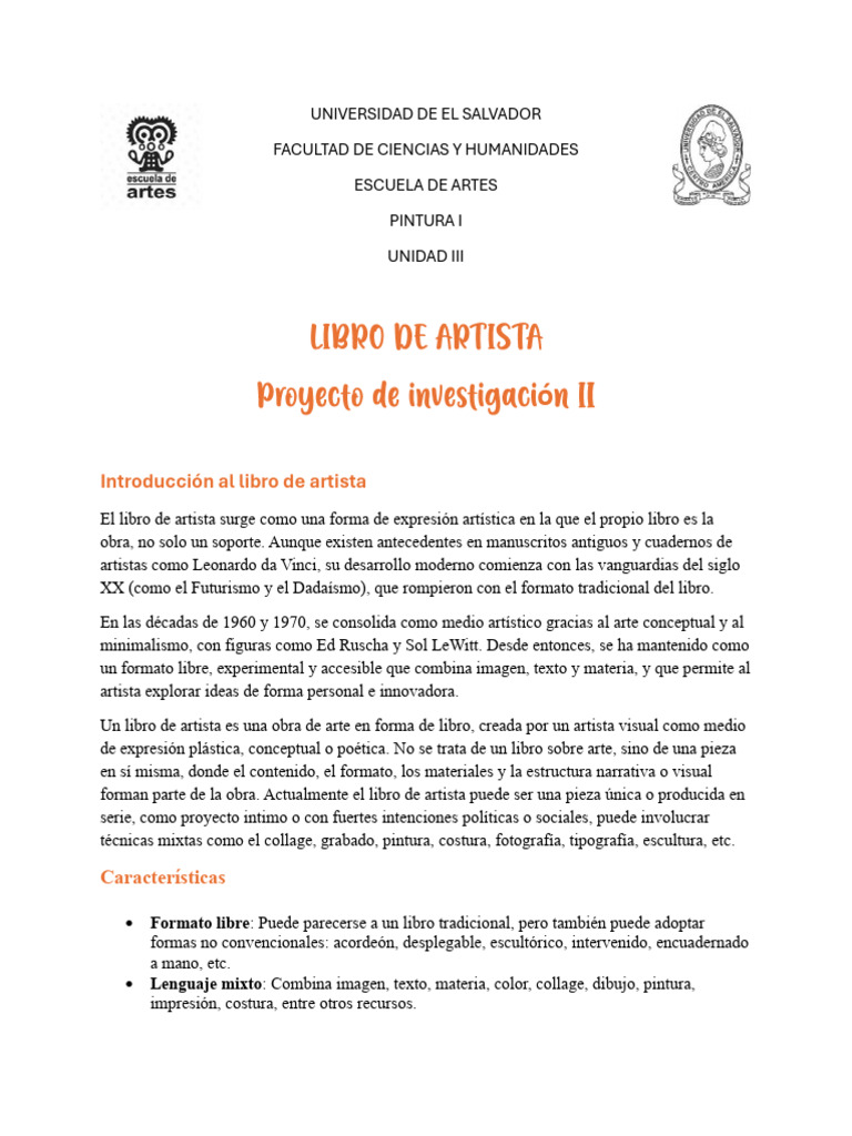 Libro de Artista | PDF | Libros | Pinturas