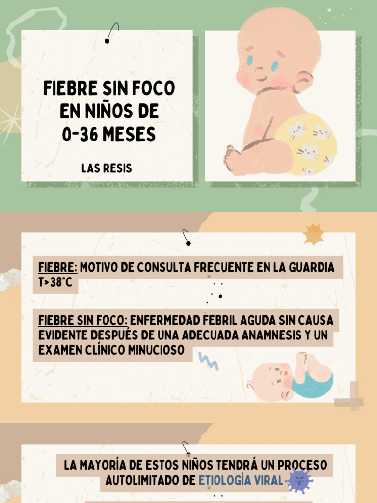 Fiebre Sin Foco en Niños 0-36 Meses | PDF | Meningitis | Septicemia