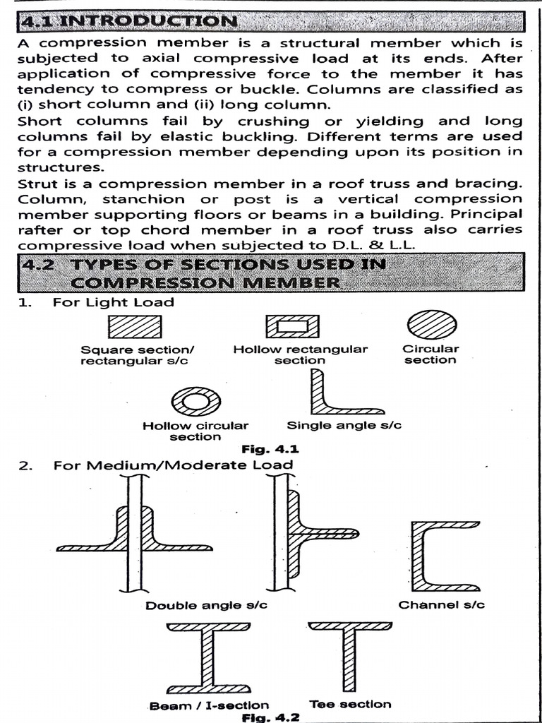 Module 2 B Compression Members | PDF