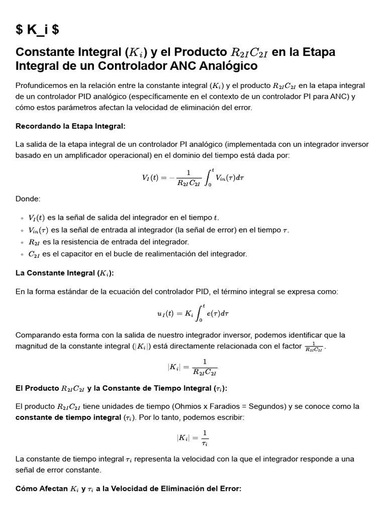 Relación entre Ki y R2IC2I en ANC | PDF | Oscilación | Frecuencia