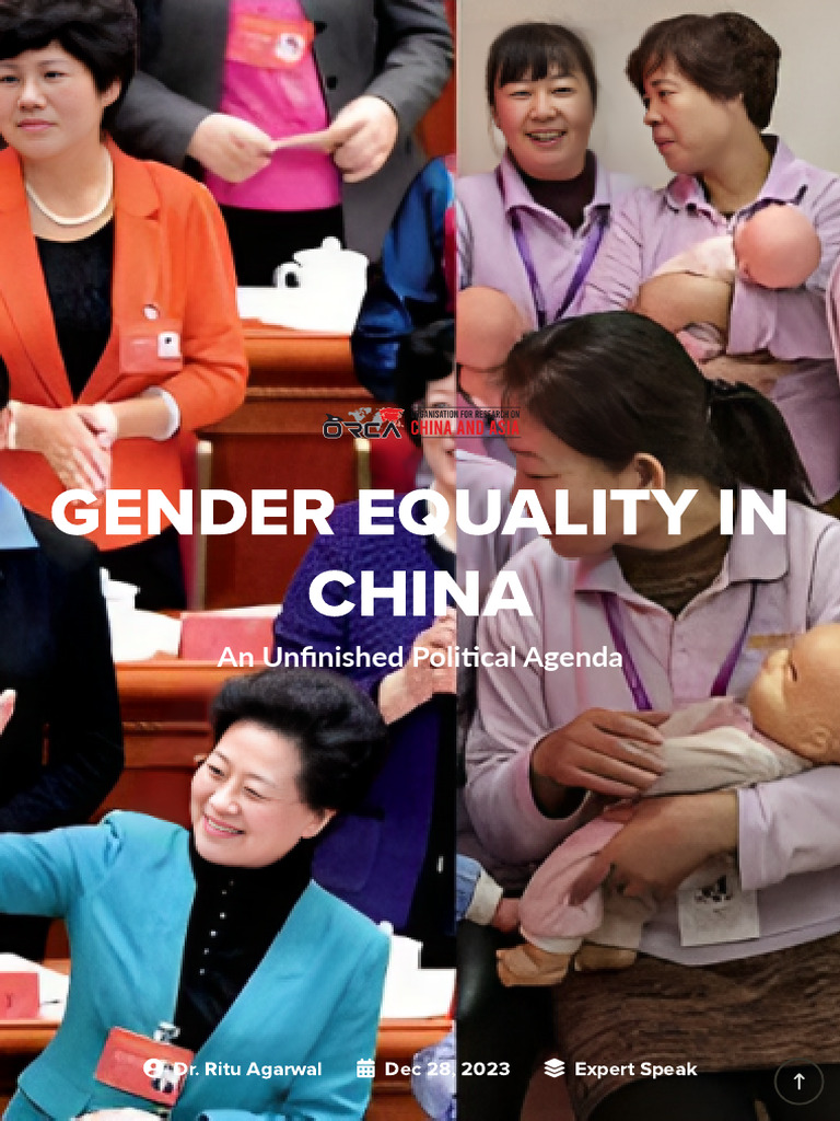 Gender Equality in China | PDF | Woman | Gender Studies