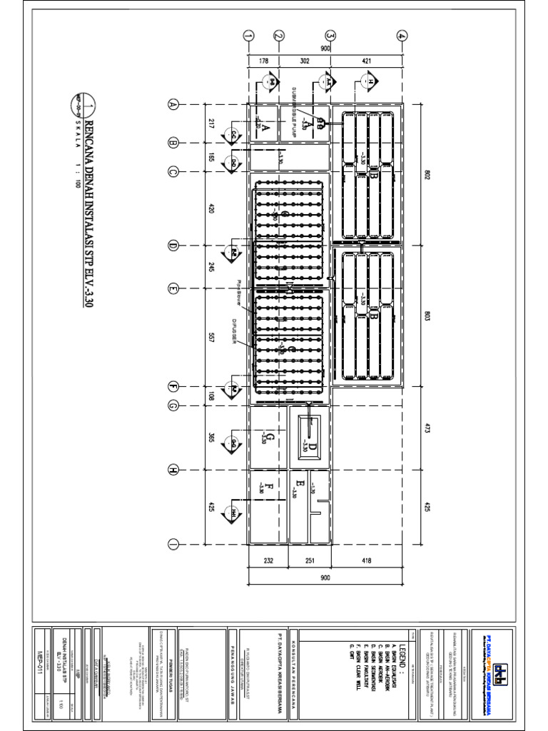 Layout IPAL Sunda Kelapa | PDF