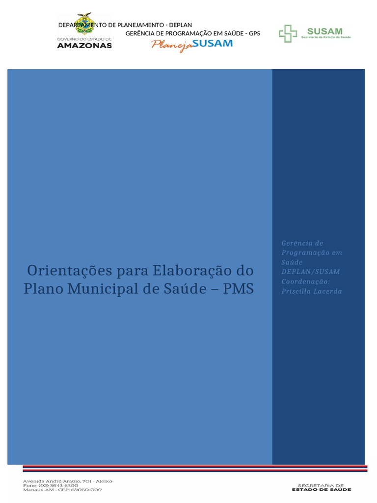 Guia para Elaboração do PMS | PDF | Orçamento