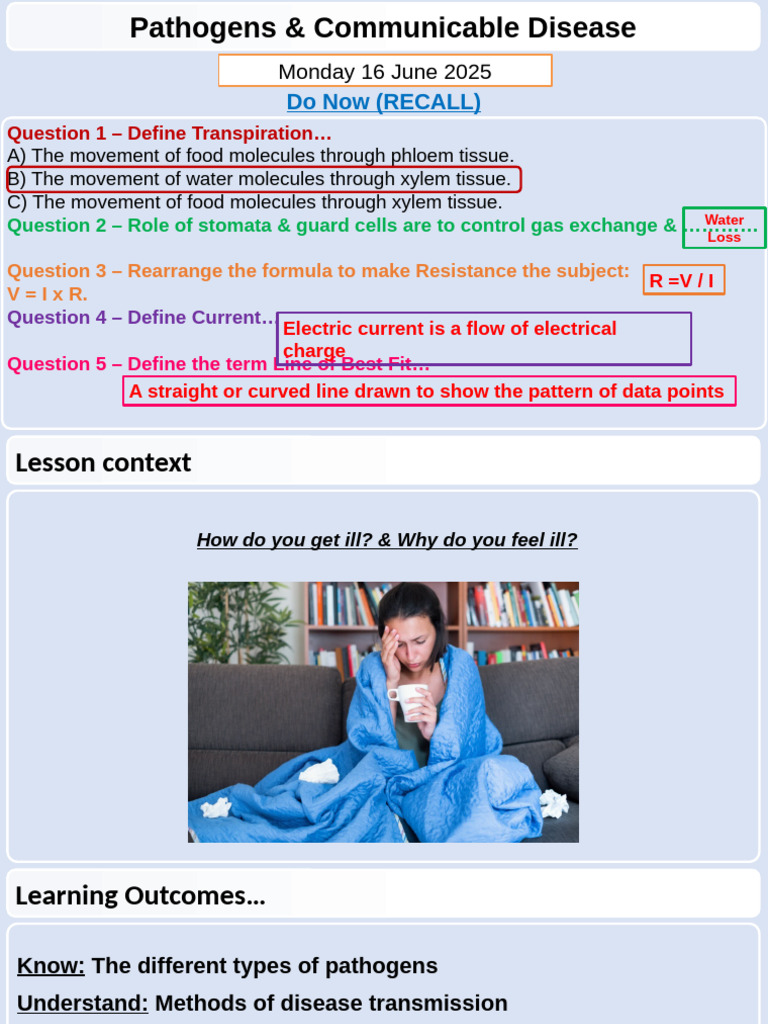 Pathogens & Communicable Disease | PDF | Pathogen | Infection