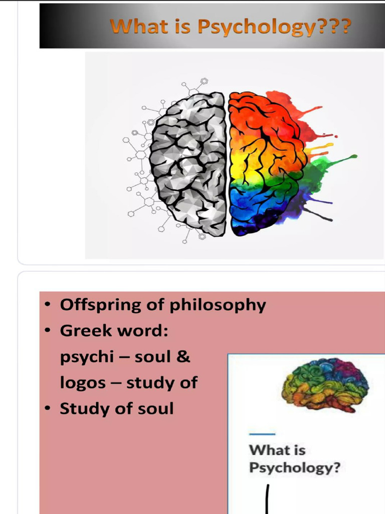 SHER AFGHAN Psychology 2025 Lecture 1 | PDF