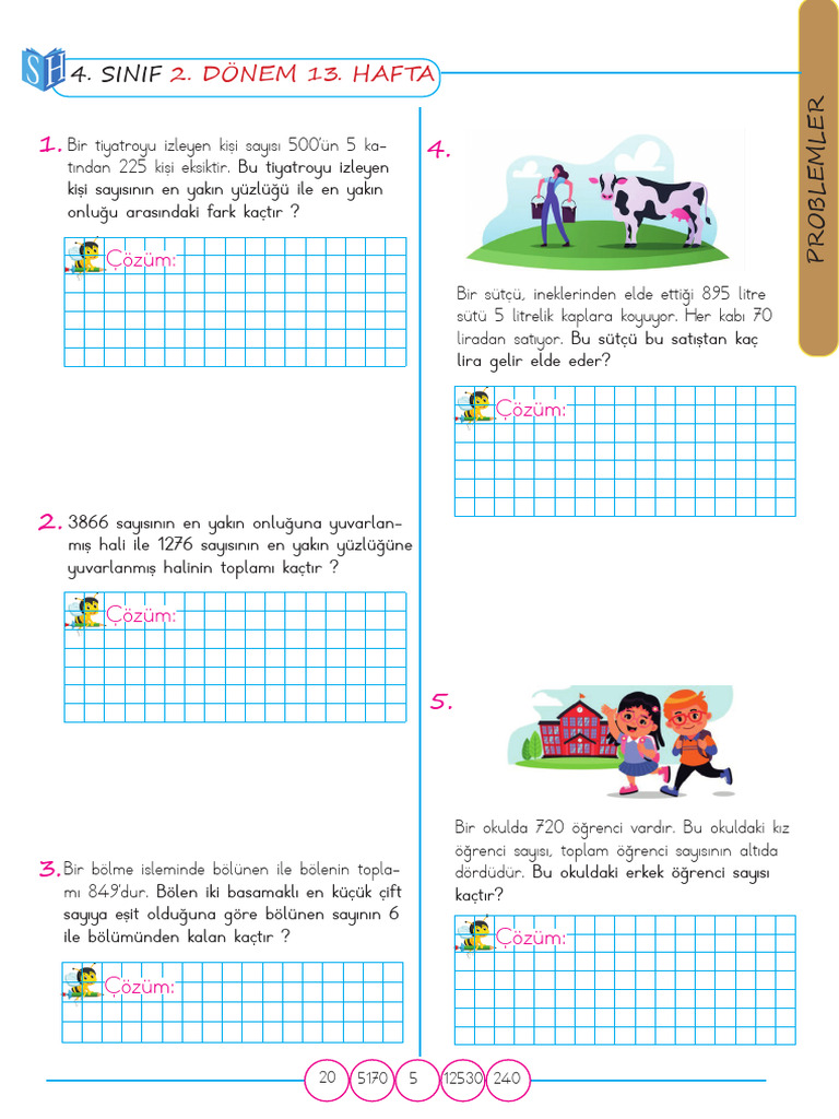 Sinif 13.hafta Haftalik Problemler 1 1 | PDF