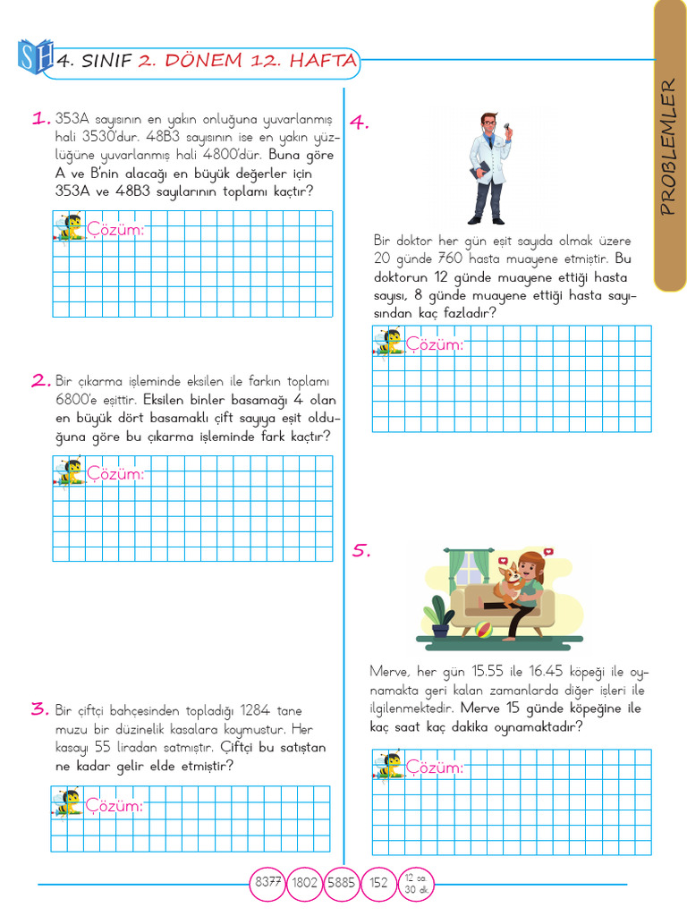 Sinif 12. Hafta Haftalik Problemler 2 | PDF