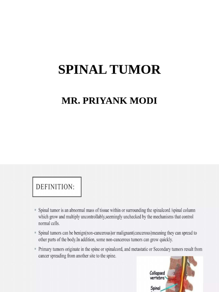 Spinal Cord Cancer | PDF