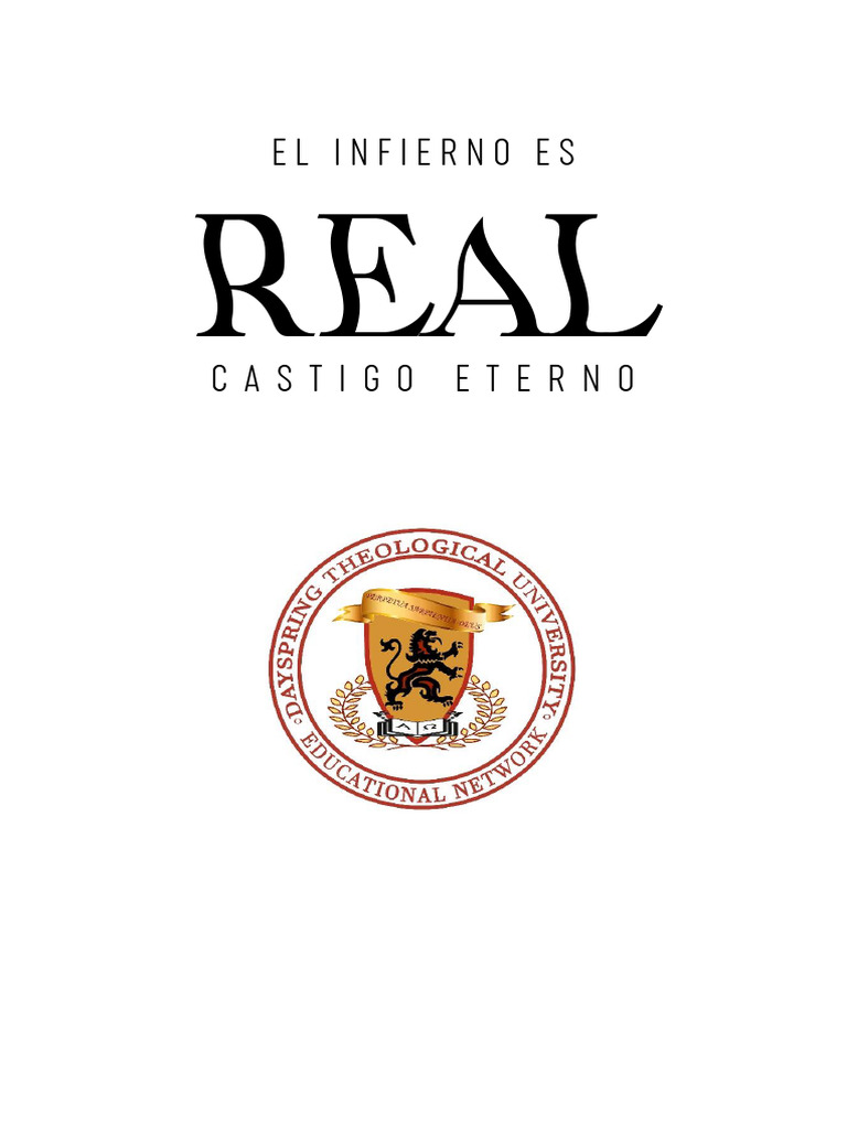 El Infierno Es Real | PDF | Infierno | Creencia religiosa y doctrina