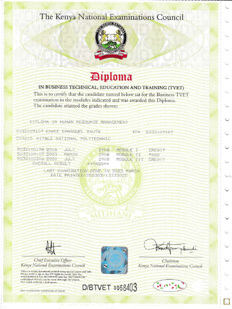 Diploma Certificate Compressed | PDF