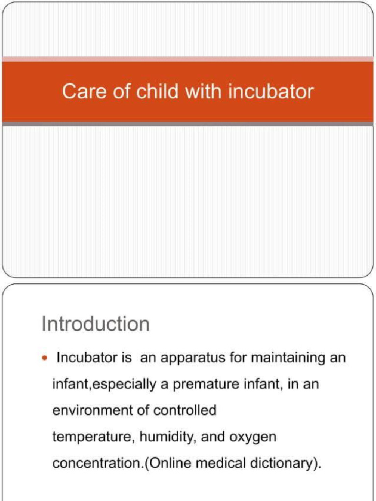 Essential Features of Baby Incubators | PDF