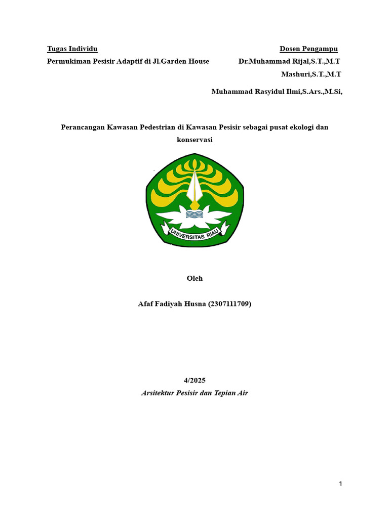 PBL - Pesisir - Afaf Fadiyah Husna | PDF