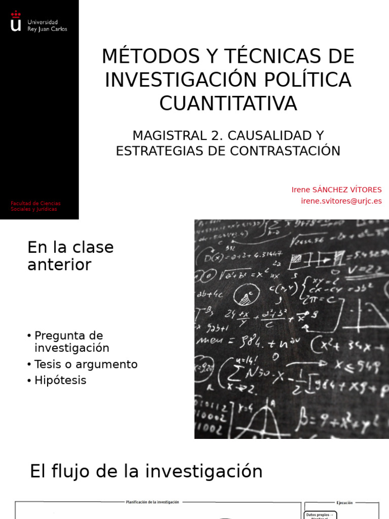 M02. Causalidad y Estrategias de Contrastacion | PDF | Hipótesis ...