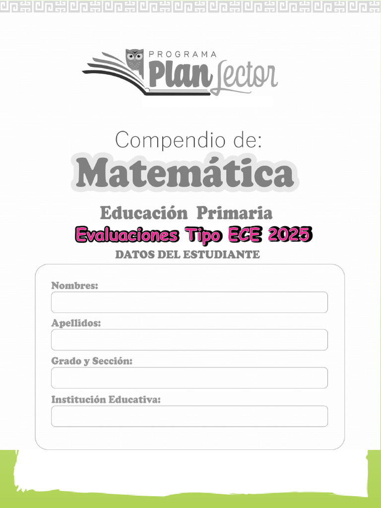 1ro Compendio Matematica | PDF