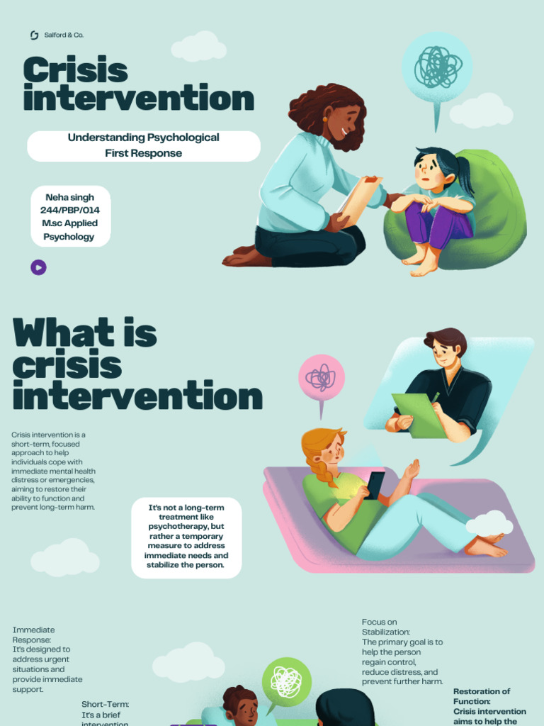 Crisis Intervention: Key Concepts & Techniques | PDF | Psychological ...