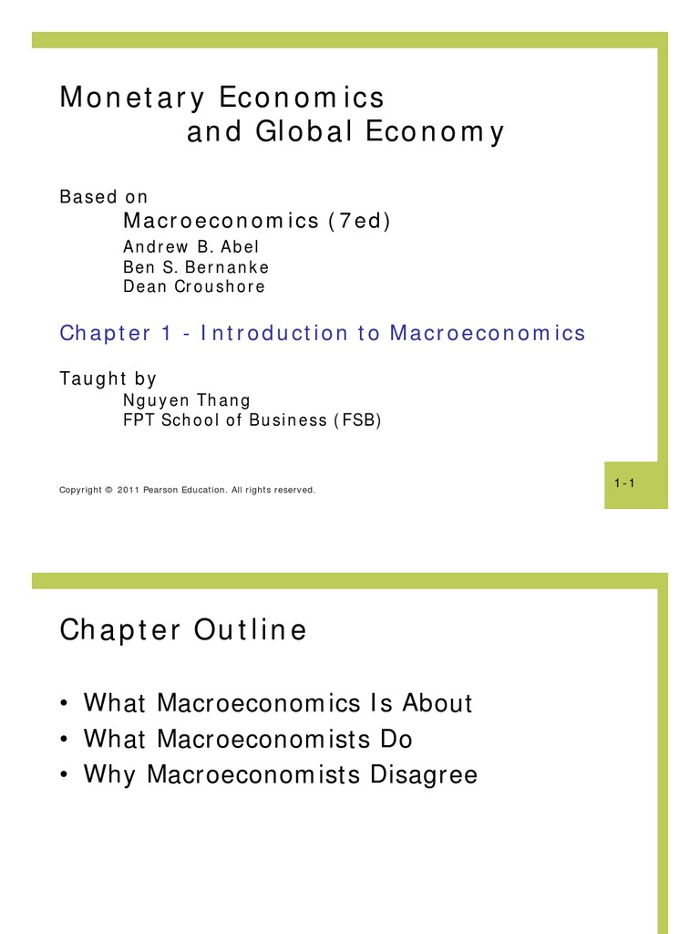 Chapter 1 - Introduction To Macroeconomics | PDF | Macroeconomics ...