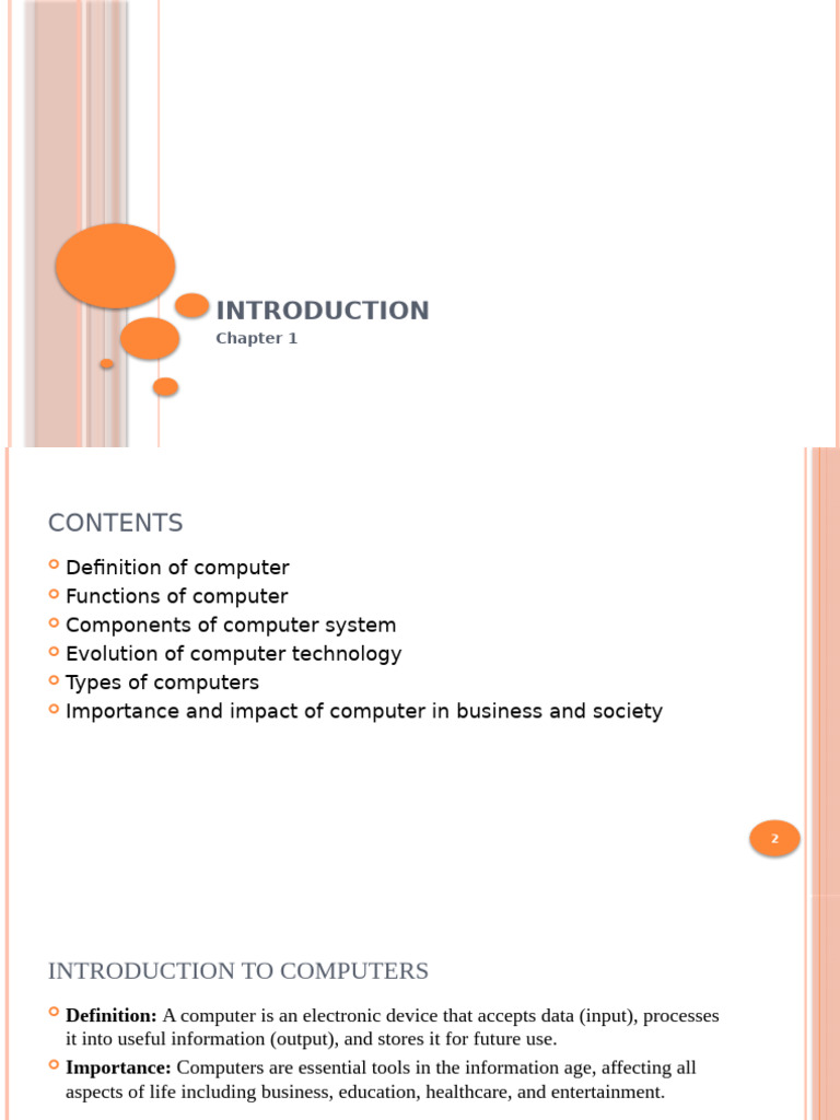 Chapter 1 Introduction | PDF | Input/Output | Computer Engineering