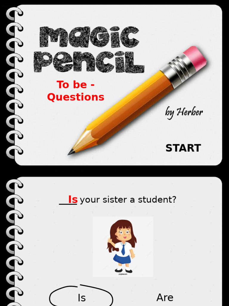 Magic Pencil - To Be Questions | PDF