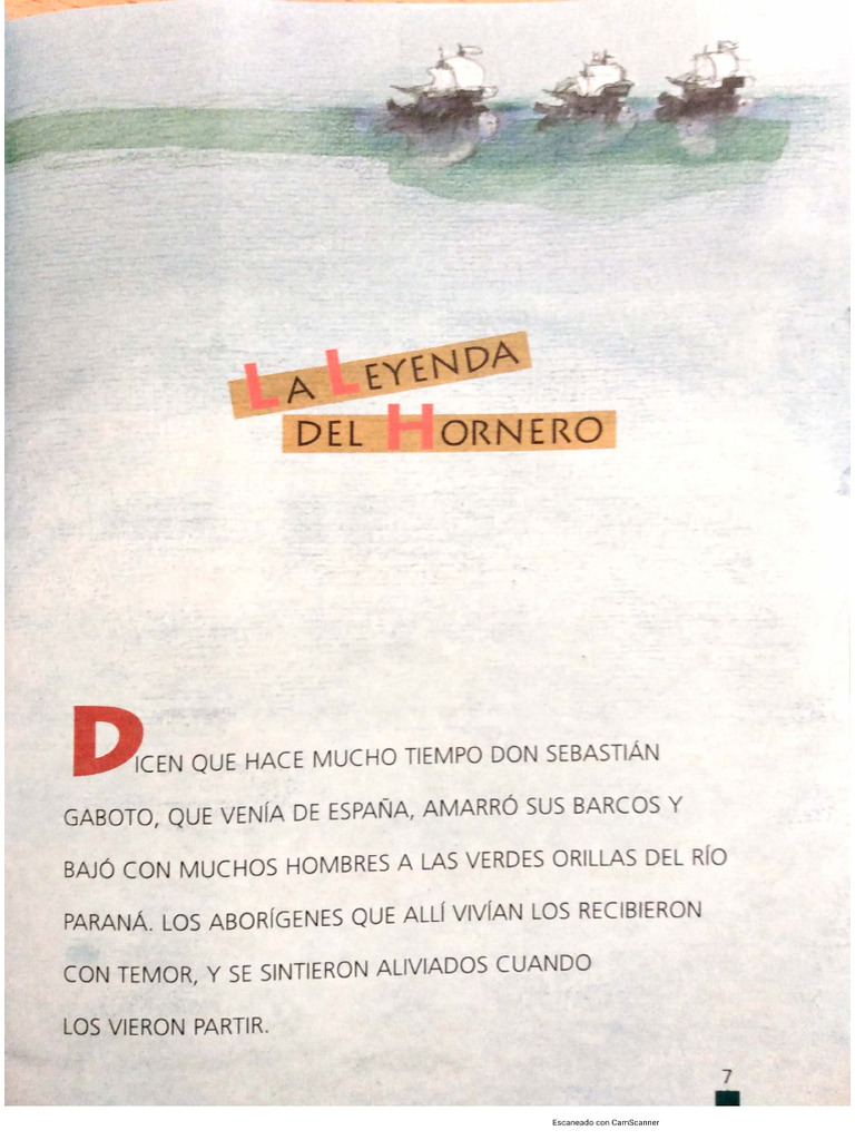 La Leyenda Del Hornero - de Boca en Boca - Llevada A La Escritura Por Canela, Ilus de Oscar ...