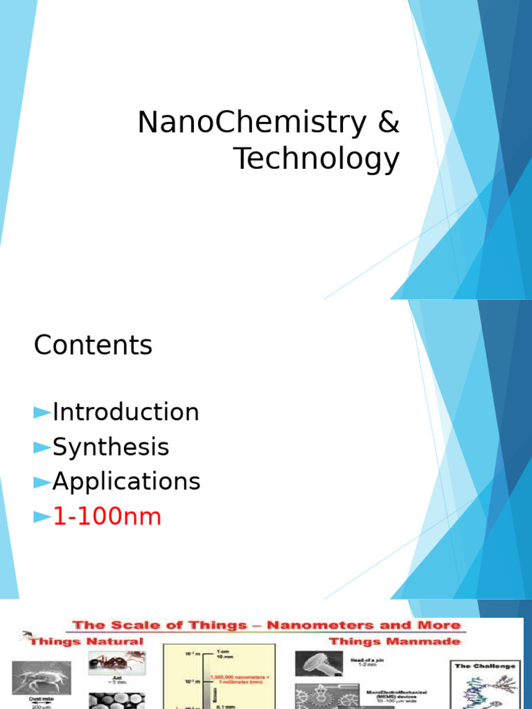Understanding Nanochemistry and Its Applications | PDF | Nanomaterials ...