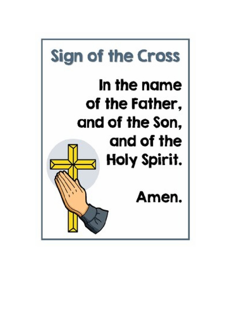 The Sign of The Cross | PDF
