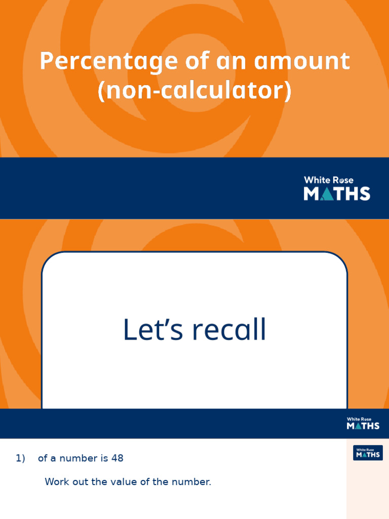 Percentage Calculations Guide | PDF | Percentage | Elementary Mathematics