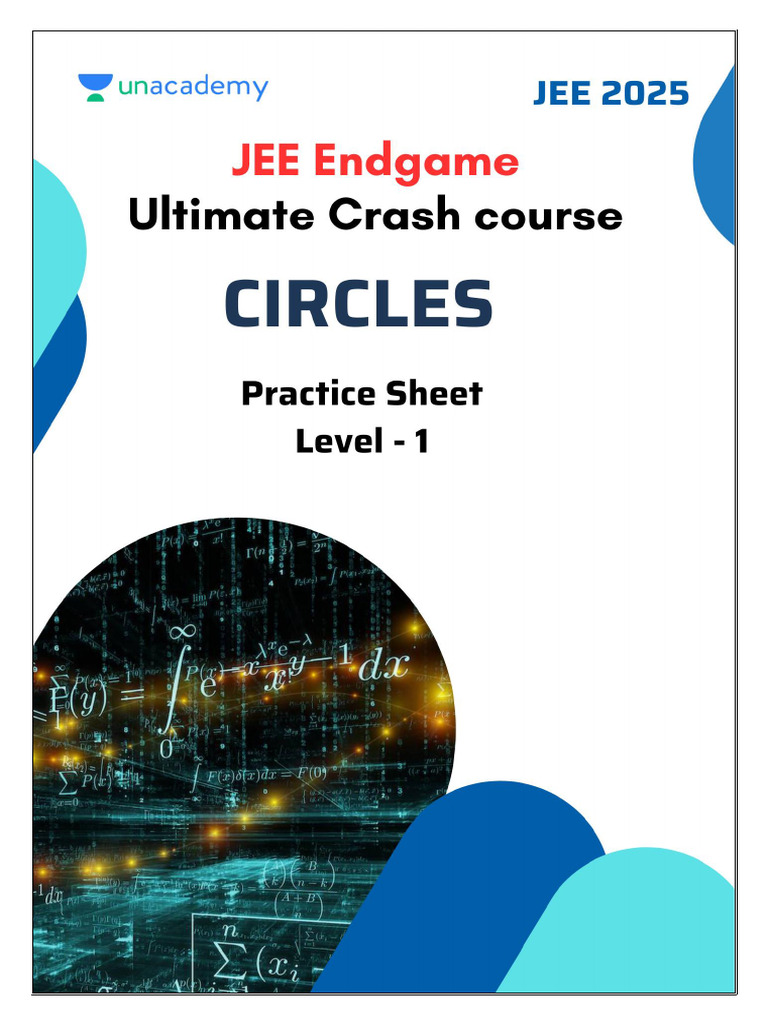 Circles - Practice Sheet - Level 1 1746355507780 | PDF | Circle ...