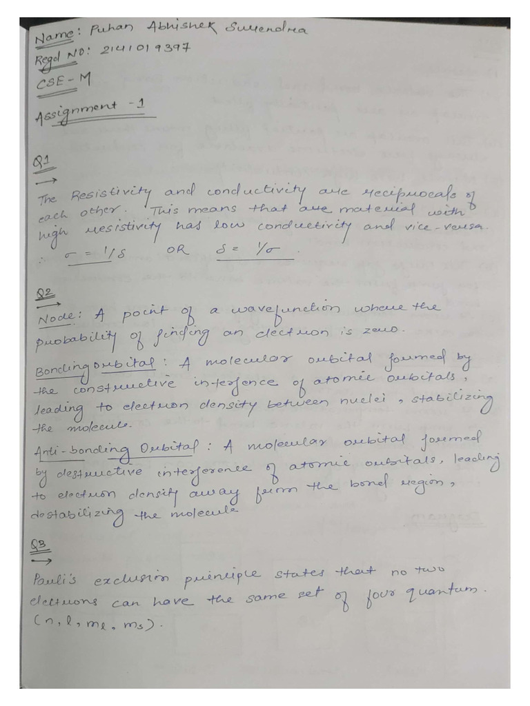 Assignment 1 Soln | PDF