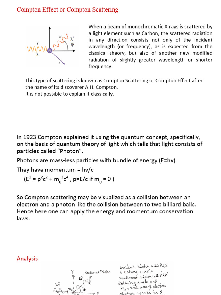 Compton Effect | PDF