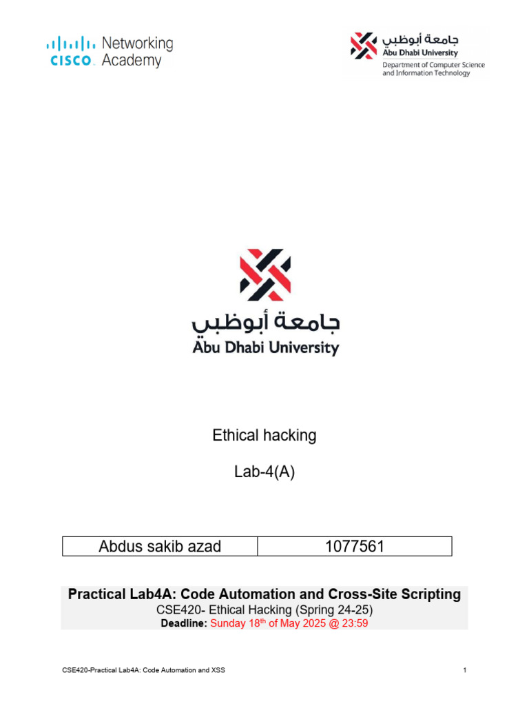 LAB-4A-1077561 | PDF | Command Line Interface | Scripting Language